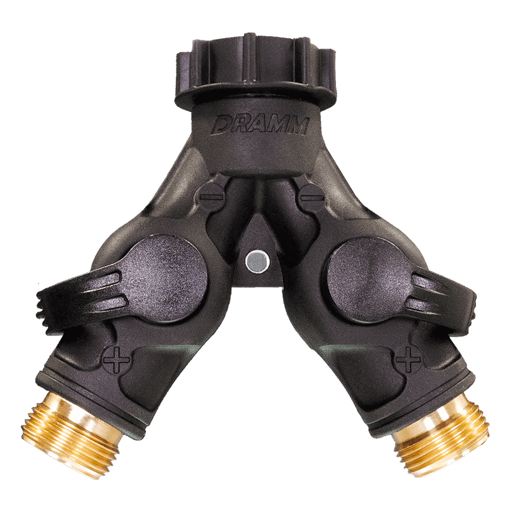 High Flow Twin Shut-Off Valve – Dramm Lawn & Garden